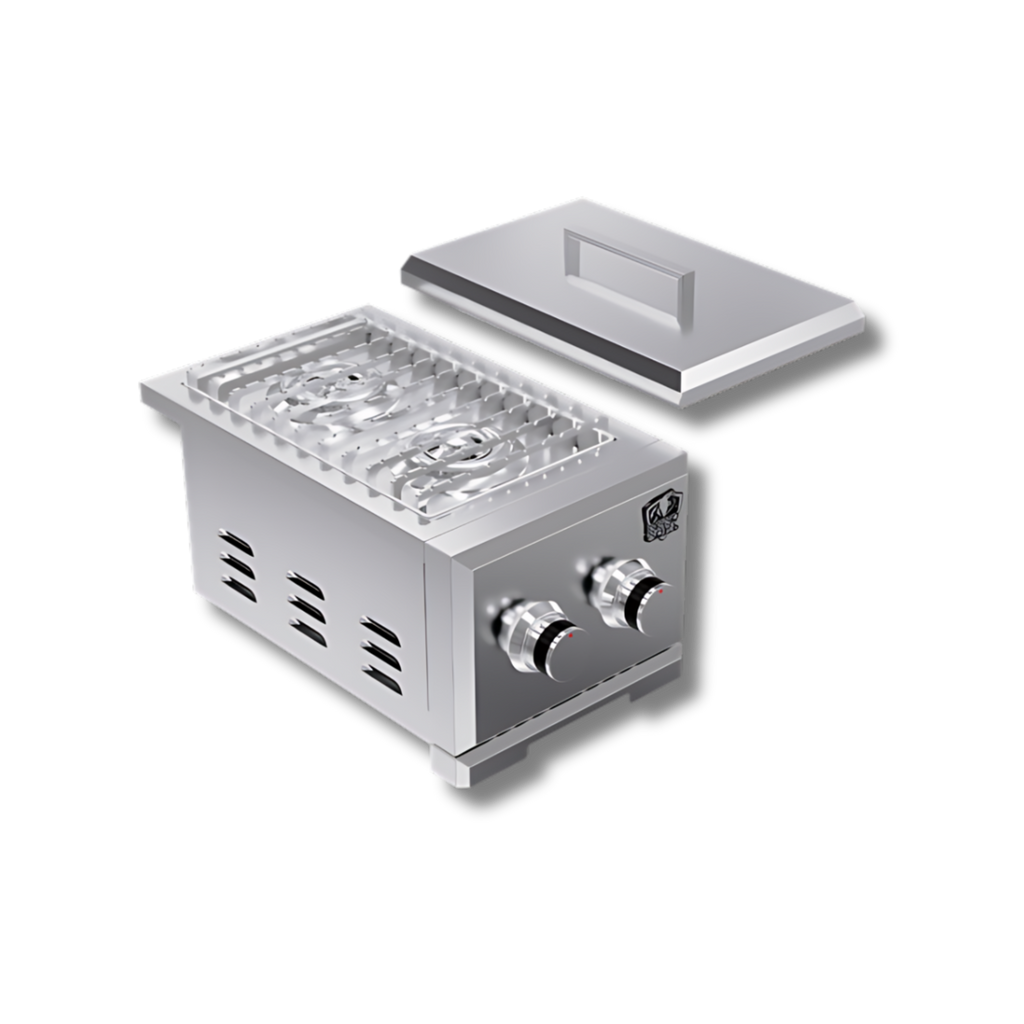 Bear Grill - Double Side Burner w/ Protection Lid – BEAR GRILL